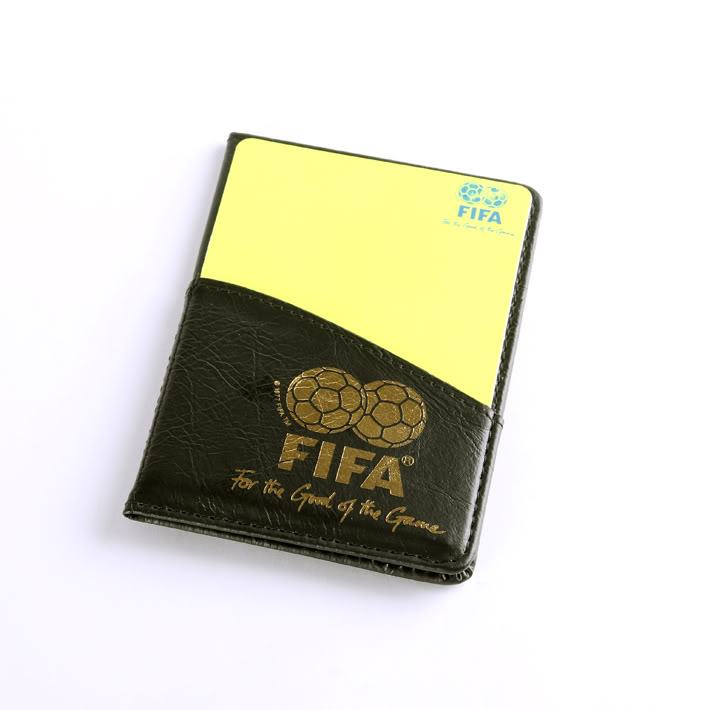 Sudački novčanik crveni i žuti karton