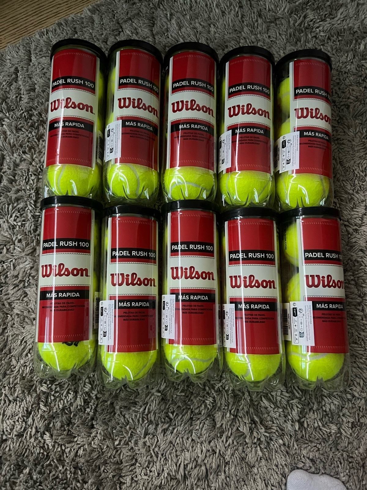 Wilson Rush 100 Padel Loptice