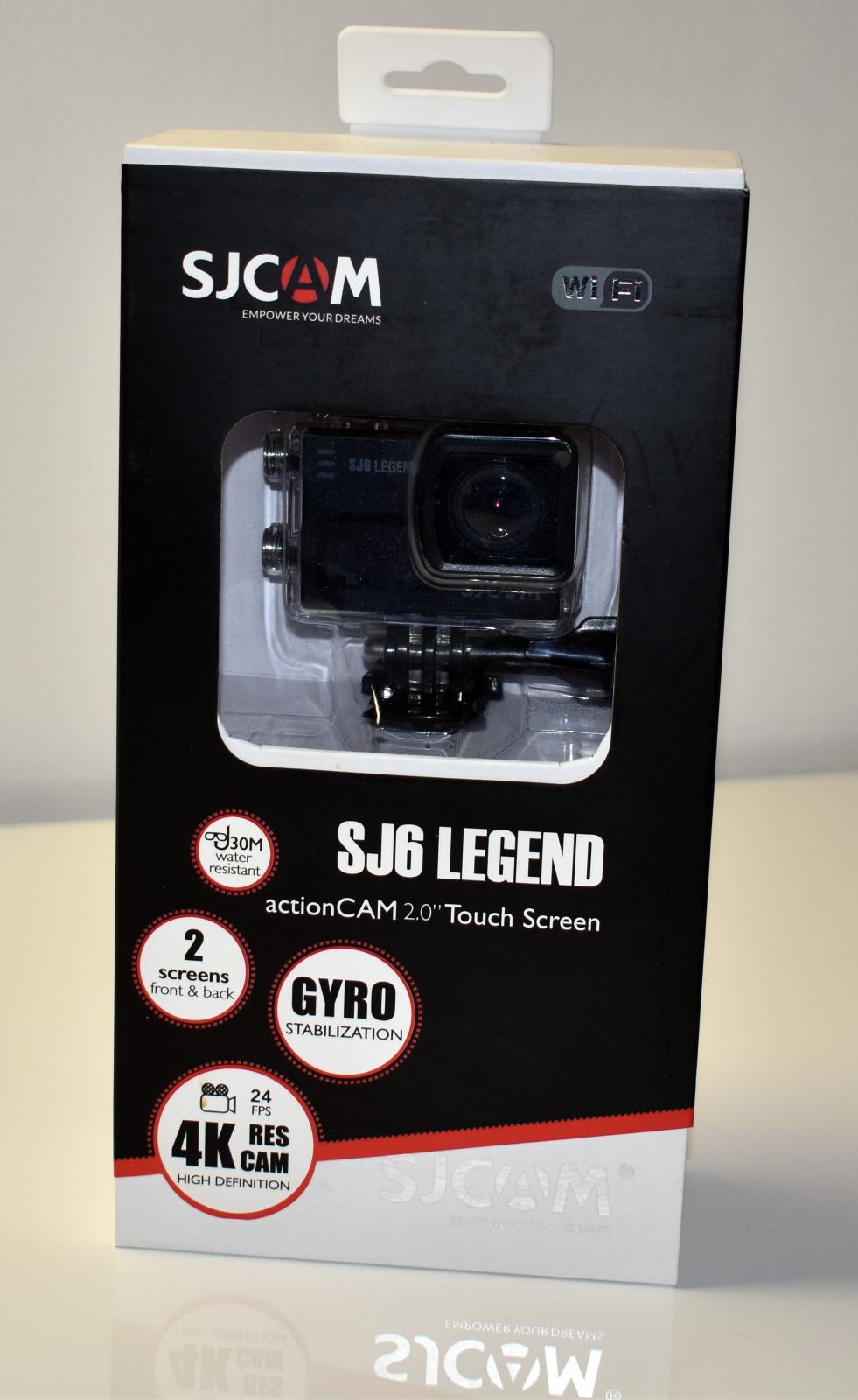 Akcijska kamera - SJCAM SJ6 Legend 30m water resistant, 4k!