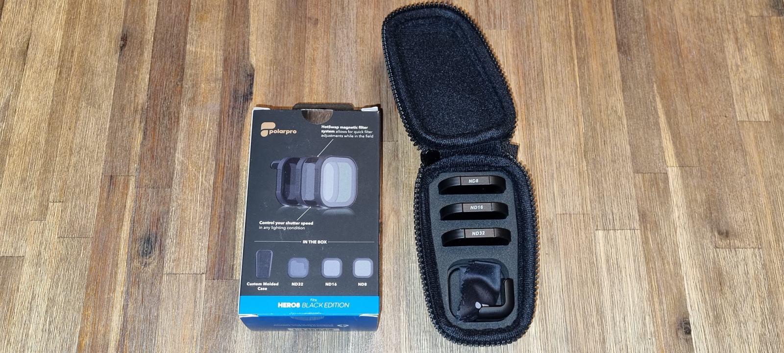 Polar pro set nd filtera nd8,16,32 za gopro 8 black,dual gopro punjač