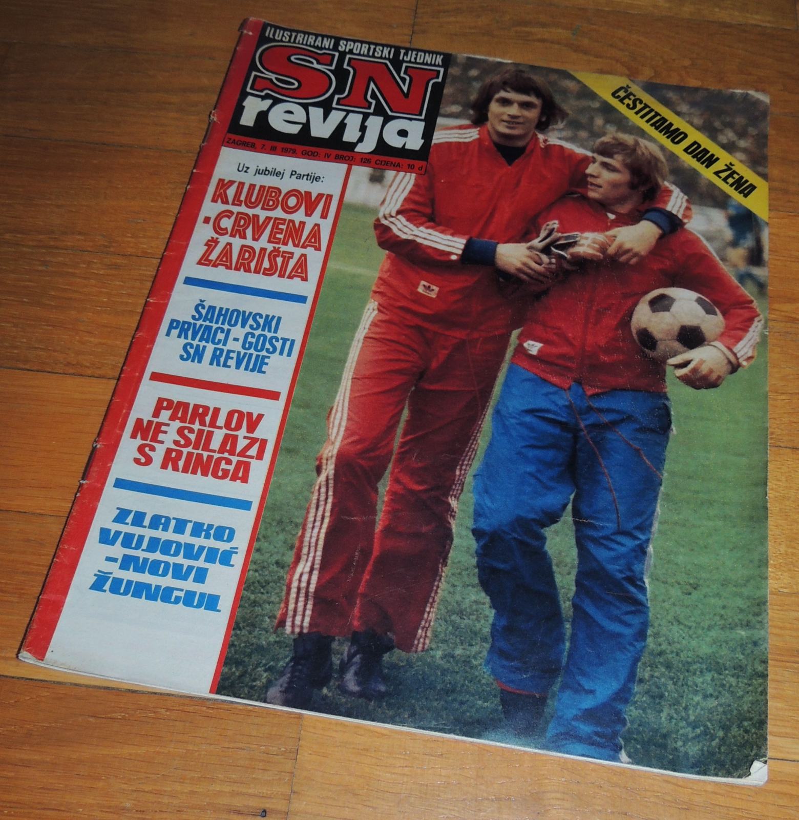 SN revija Savić Šestić Olimpija Vojvodina Dinamo poster Cibona