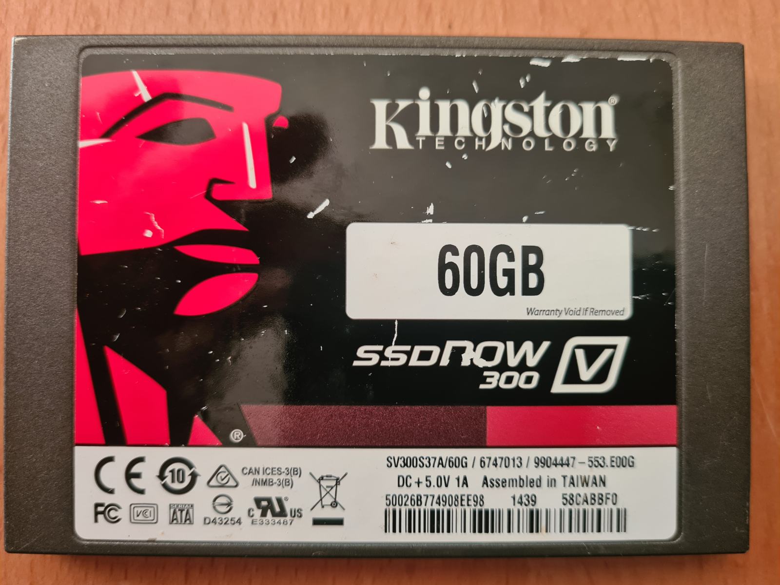 Kingston Ssd 60 gb sata