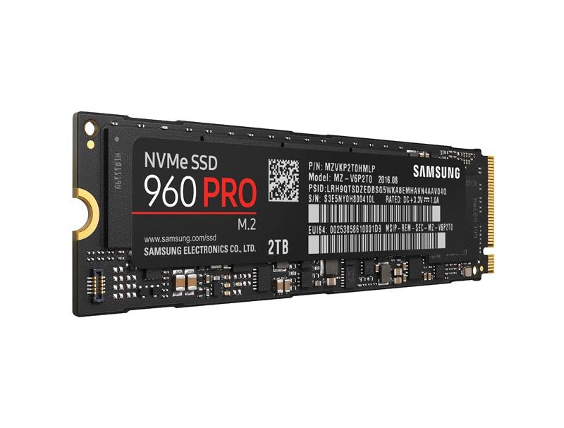 Samsung 960 PRO M.2 SSD - 2TB [PCIe 3.0 NVMe] ***NOVO***R1***