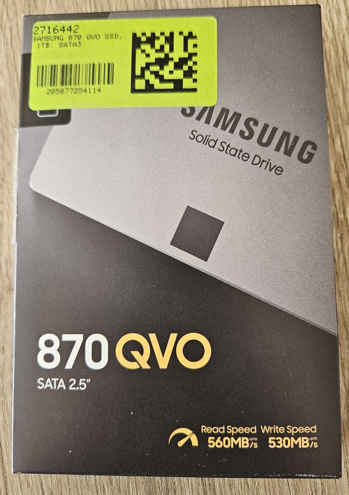 Samsung QVO 870 1TB SSD