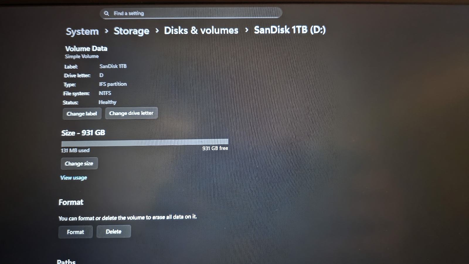 SanDisk SSD 1TB