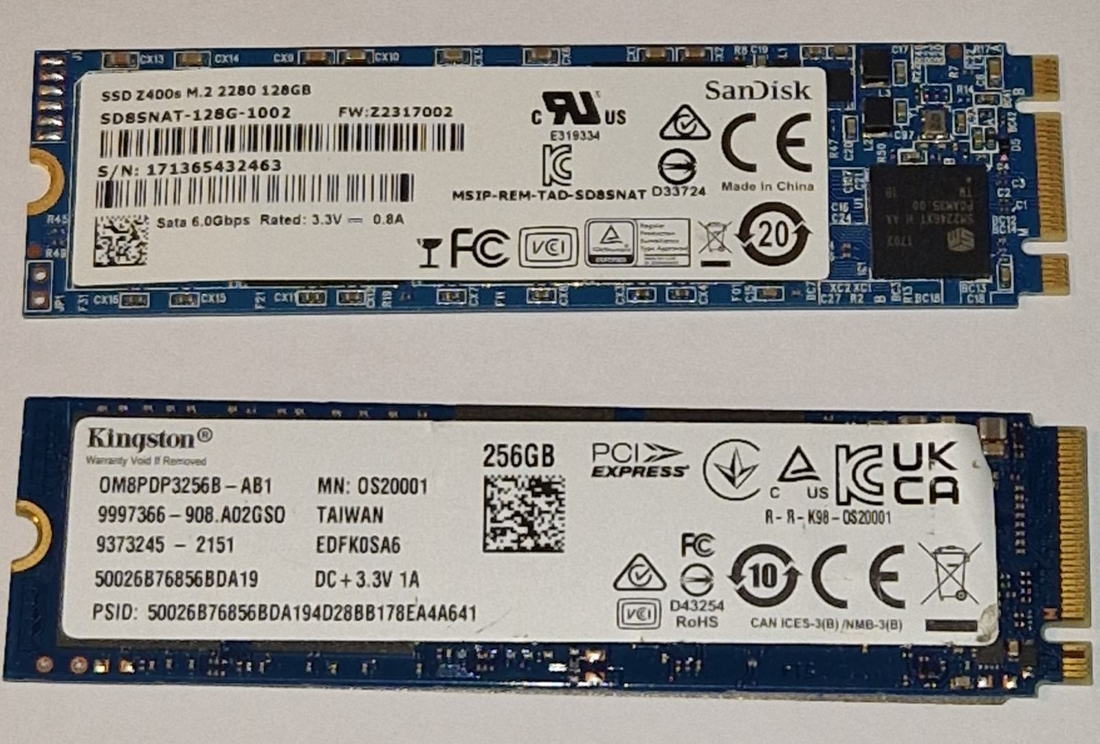 SSD M2 128 GB