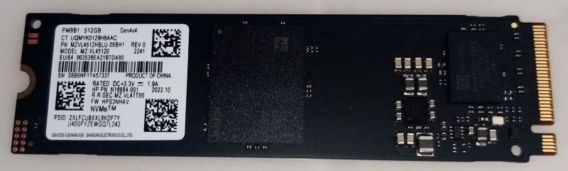 SSD SAMSUNG PM9B1 512GB M.2 PCI-e 4.0 x 4 NVMe MZVL4512HBLU-00BH1