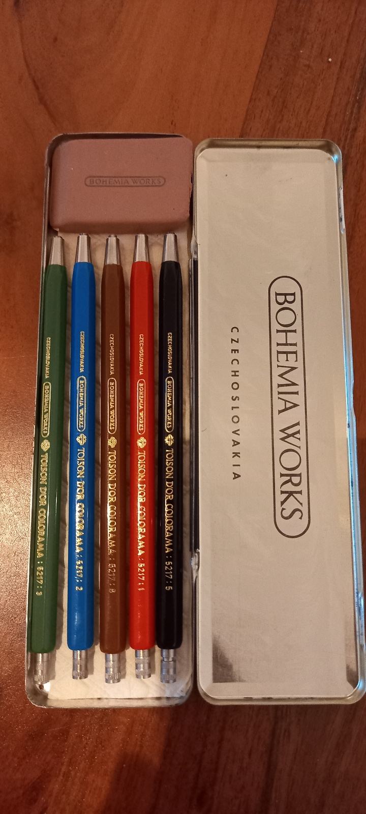 Bohemia Works tehničke olovke vintage