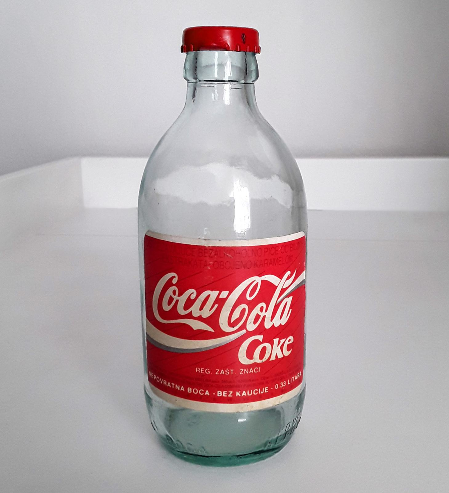 Coca Cola boca 0,33 L, 1987 g.