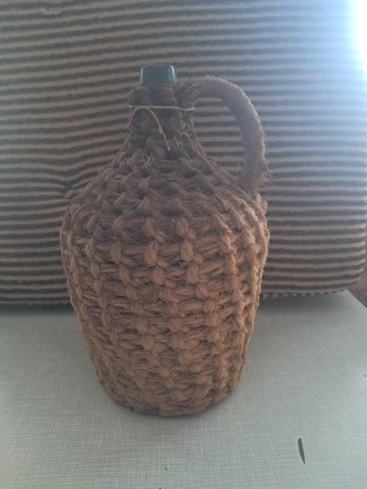 demižon demižana staklena pletena 5l