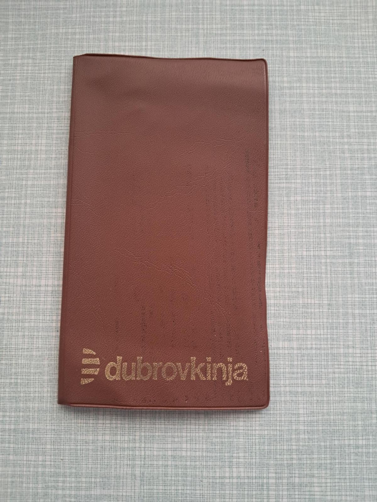 đepni rokovnik ,,dubrovkinja,,-dubrovnik