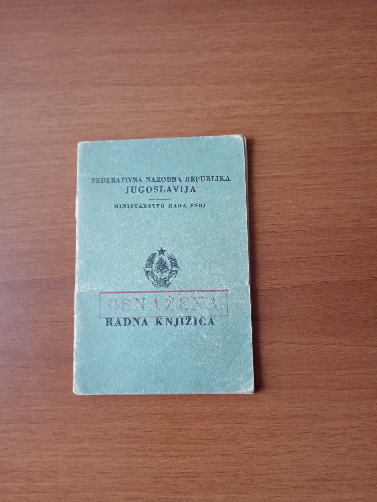 FNRJ Radna Knjižica