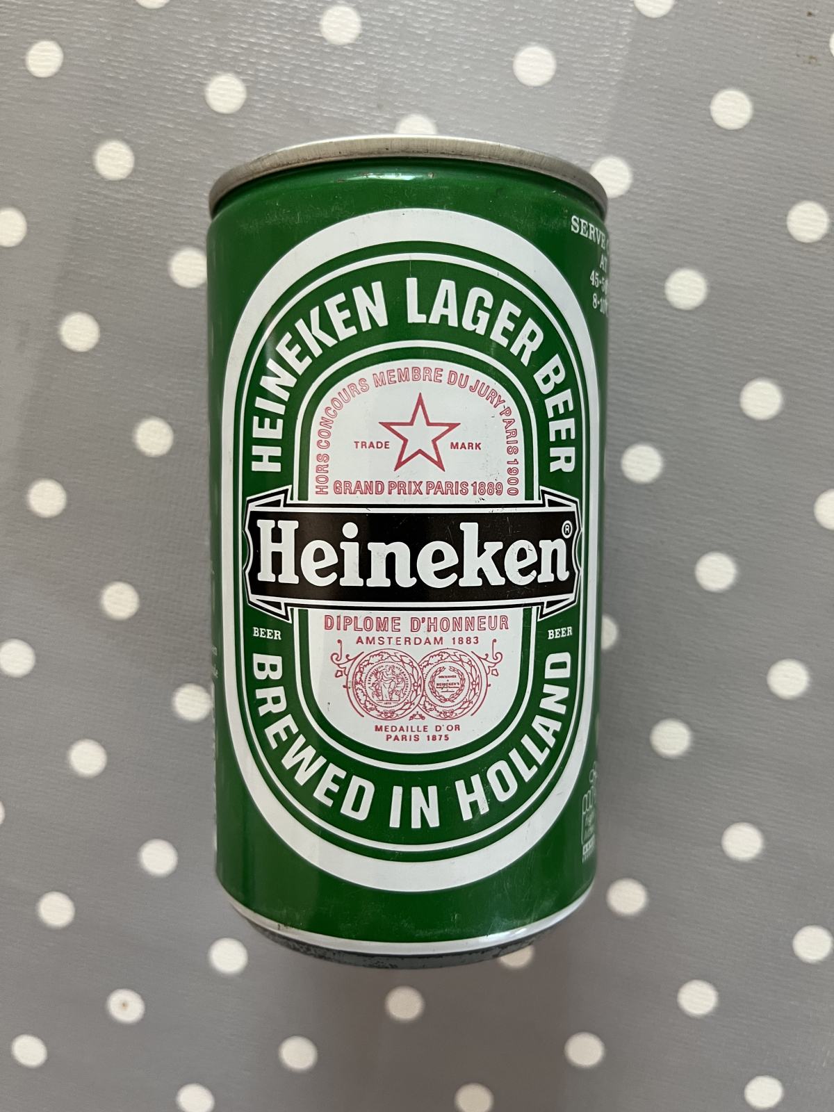 Heineken limenka iz Čilea, stara, period 70/80…