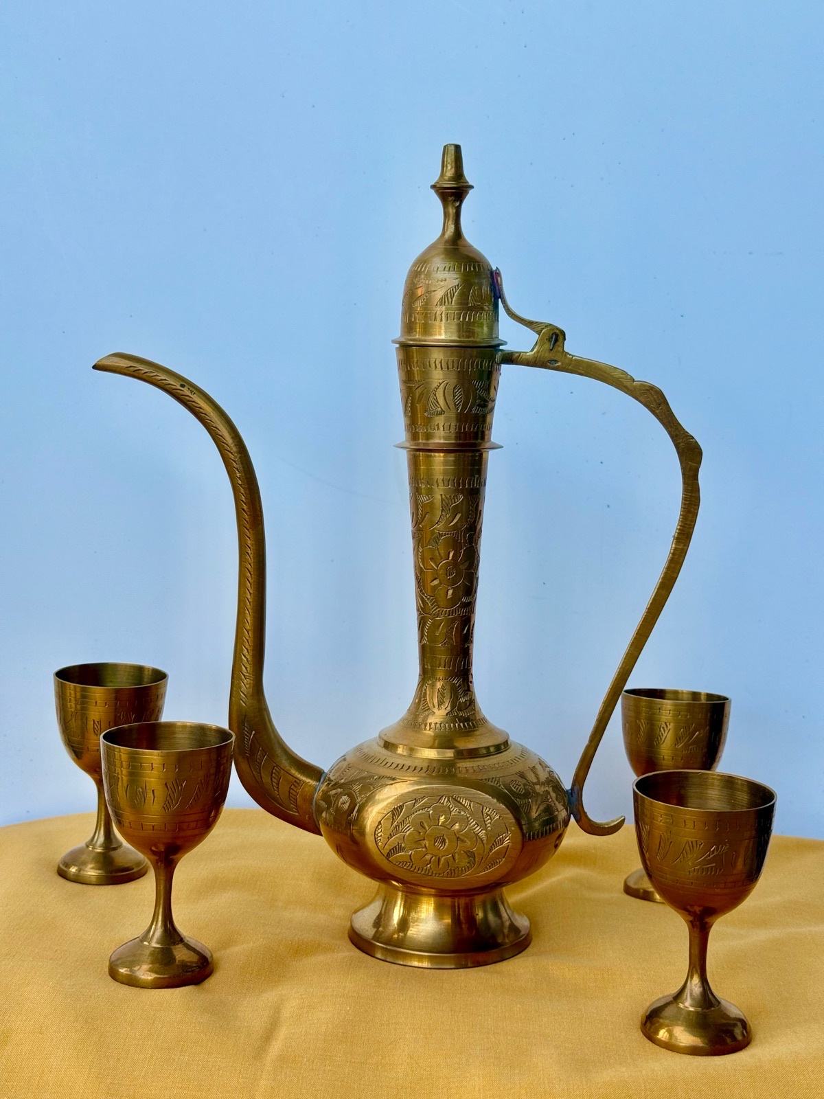 Ibrik / Set za čaj ili kavu od mesinga