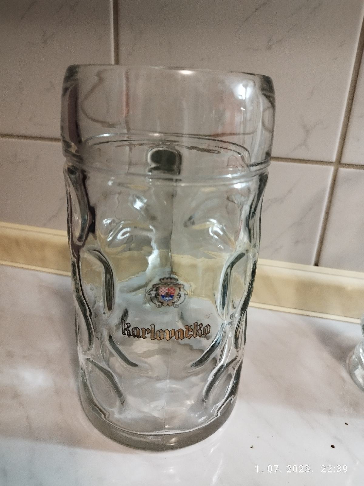 Karlovačka pivovara - krigla 1 litra