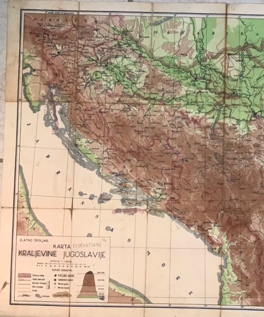 KARTA KRALJEVINE JUGOSLAVIJE