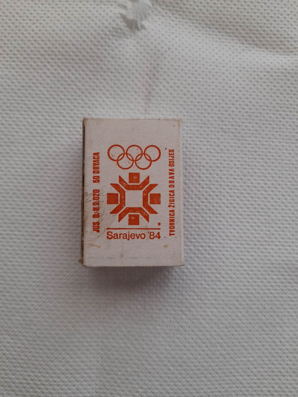 kutija šibica ZOI sarajevo 1984