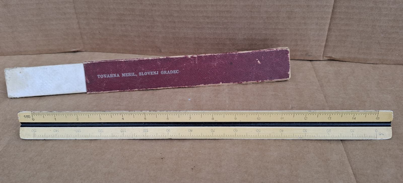 MERILO Tovarna meril Slovenj Gradec, 6 v enem, v razmerjih, L = 32cm