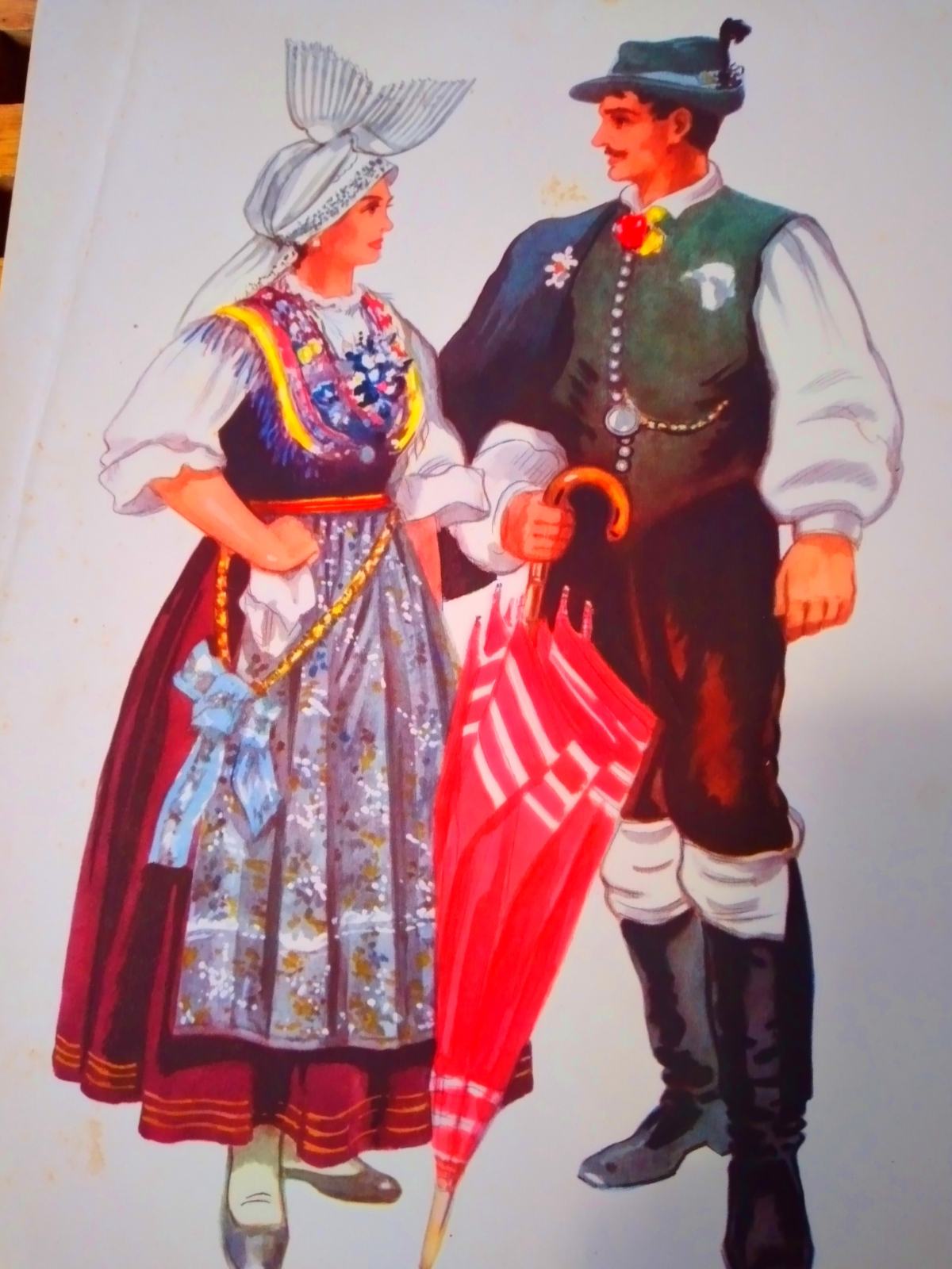 NARODNA NOŠNJA SLOVENIJA GORENJSKA FOLKLOR VLADIMIR KIRIN