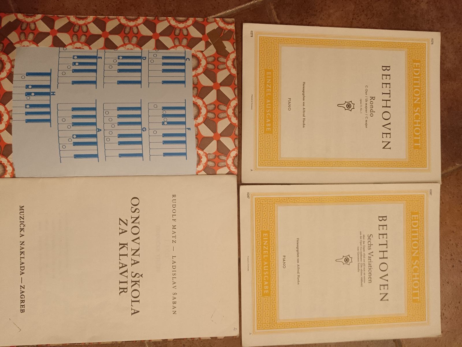 note za sviranje klavira