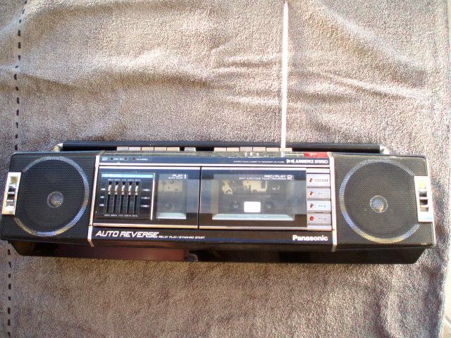 Panasonic Rx-fw20 Dual Cassette Stereo Player Radio