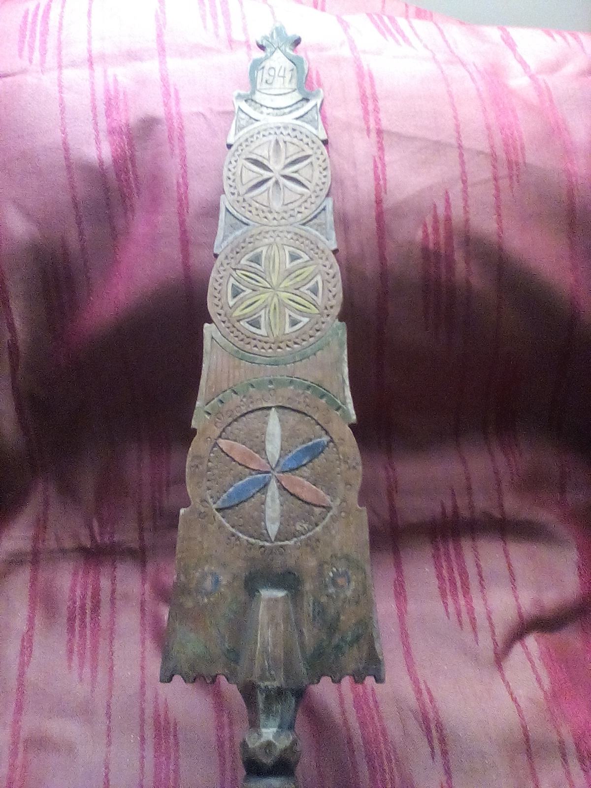 PRESLICA,prela ručni rad-1941.g.-Moslavačka Županija+Vreteno