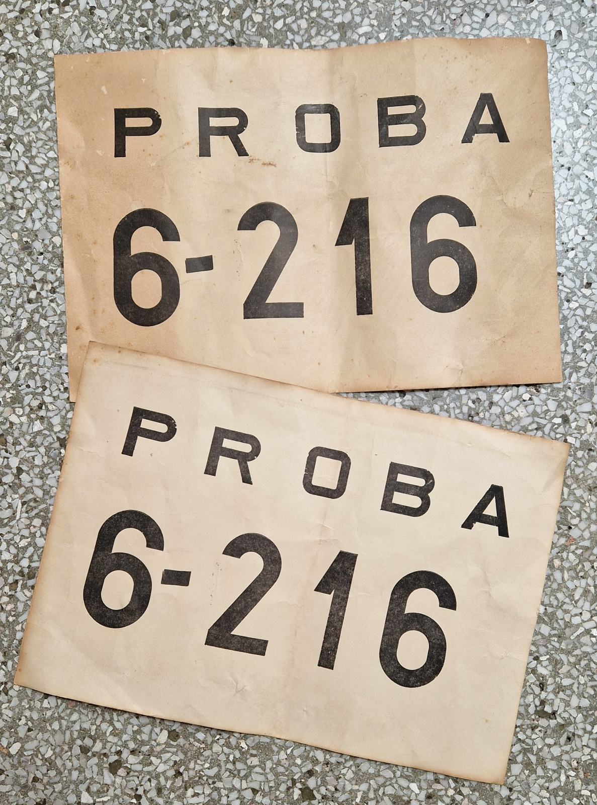 PROBA probna tablica