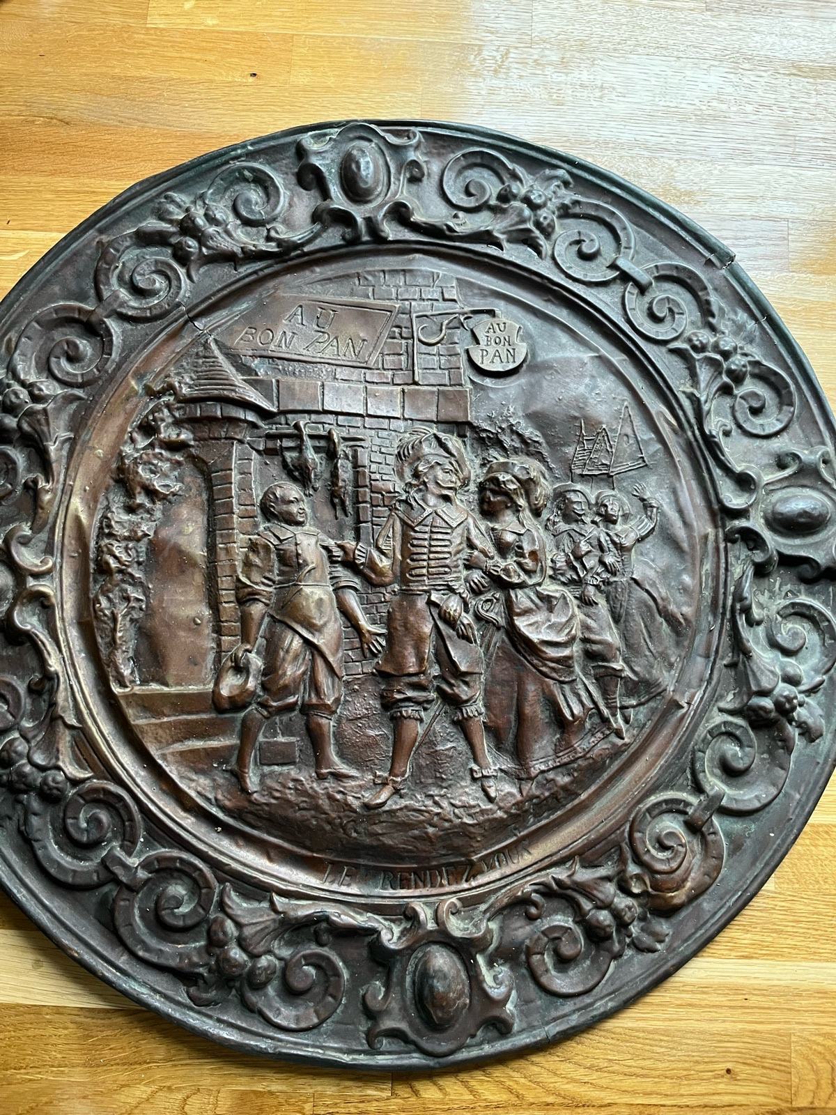 Reljef u bakru, ručni rad , iskucavanje