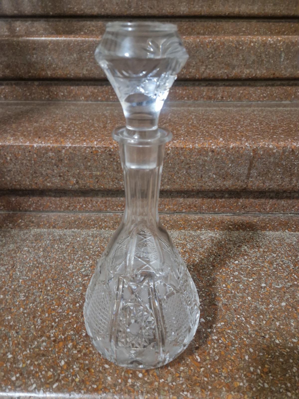 Stara kristalna flaša za vino/rakiju...