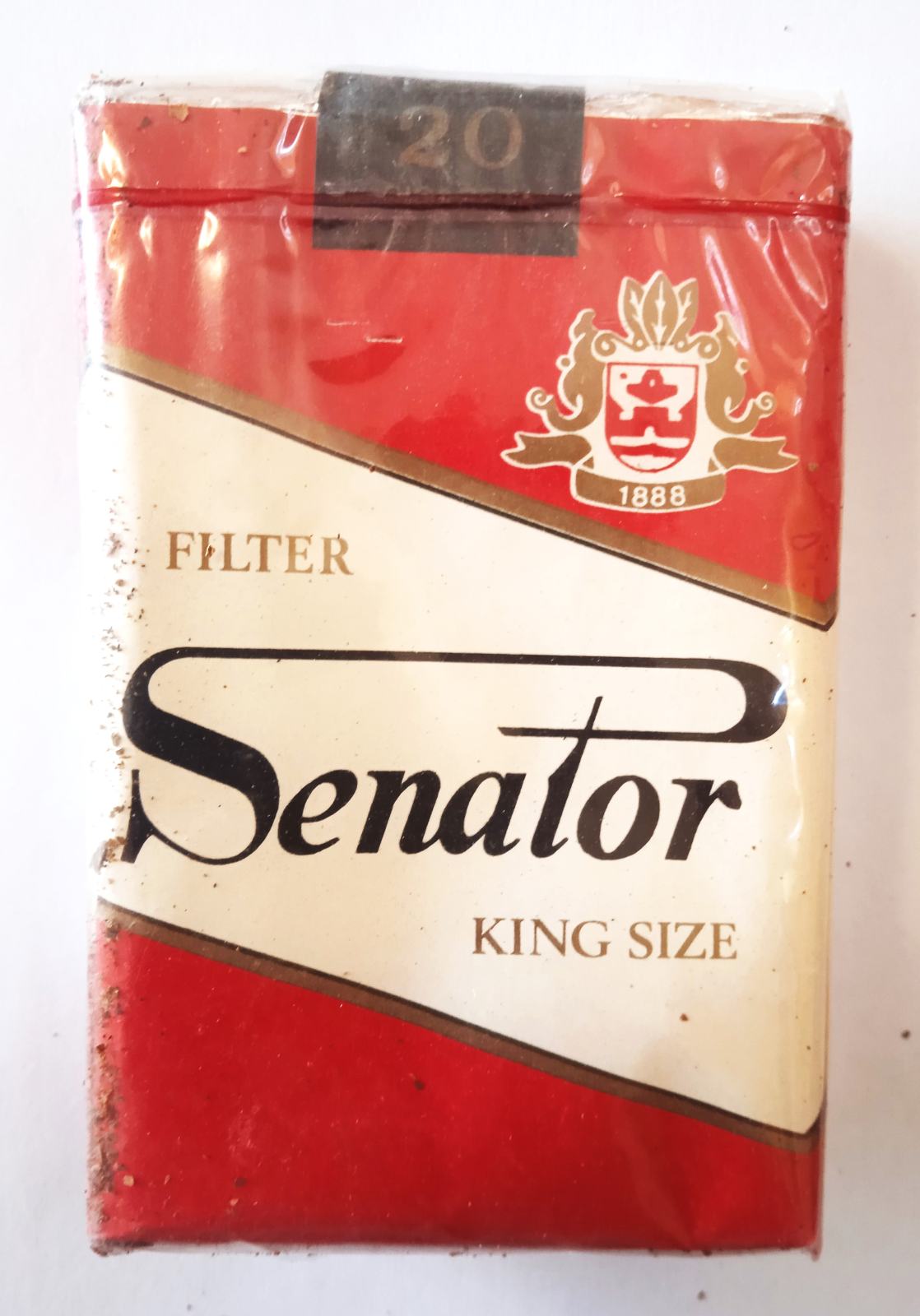 STARA KUTIJA CIGARETA SENATOR 1986 Fabrika duvana Banja Luka CIGARETE2