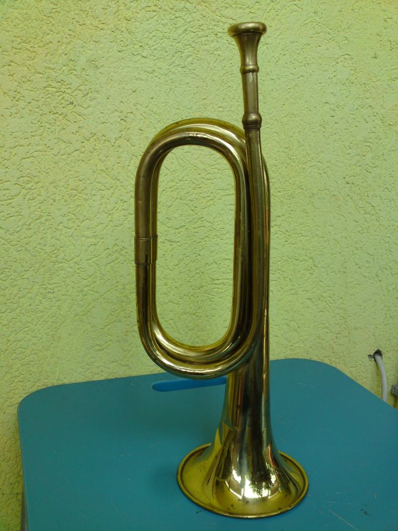 STARA POŠTANSKA TRUBA - MESING - DUŽINA: 35,5 CM