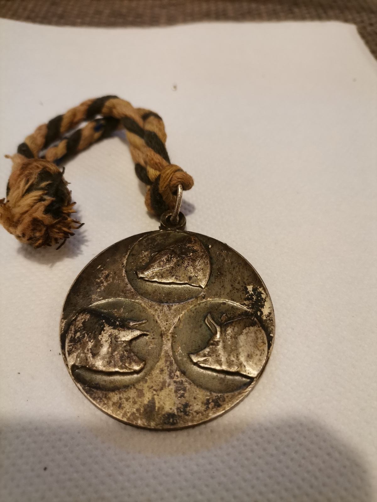 stara srebrna medalja...