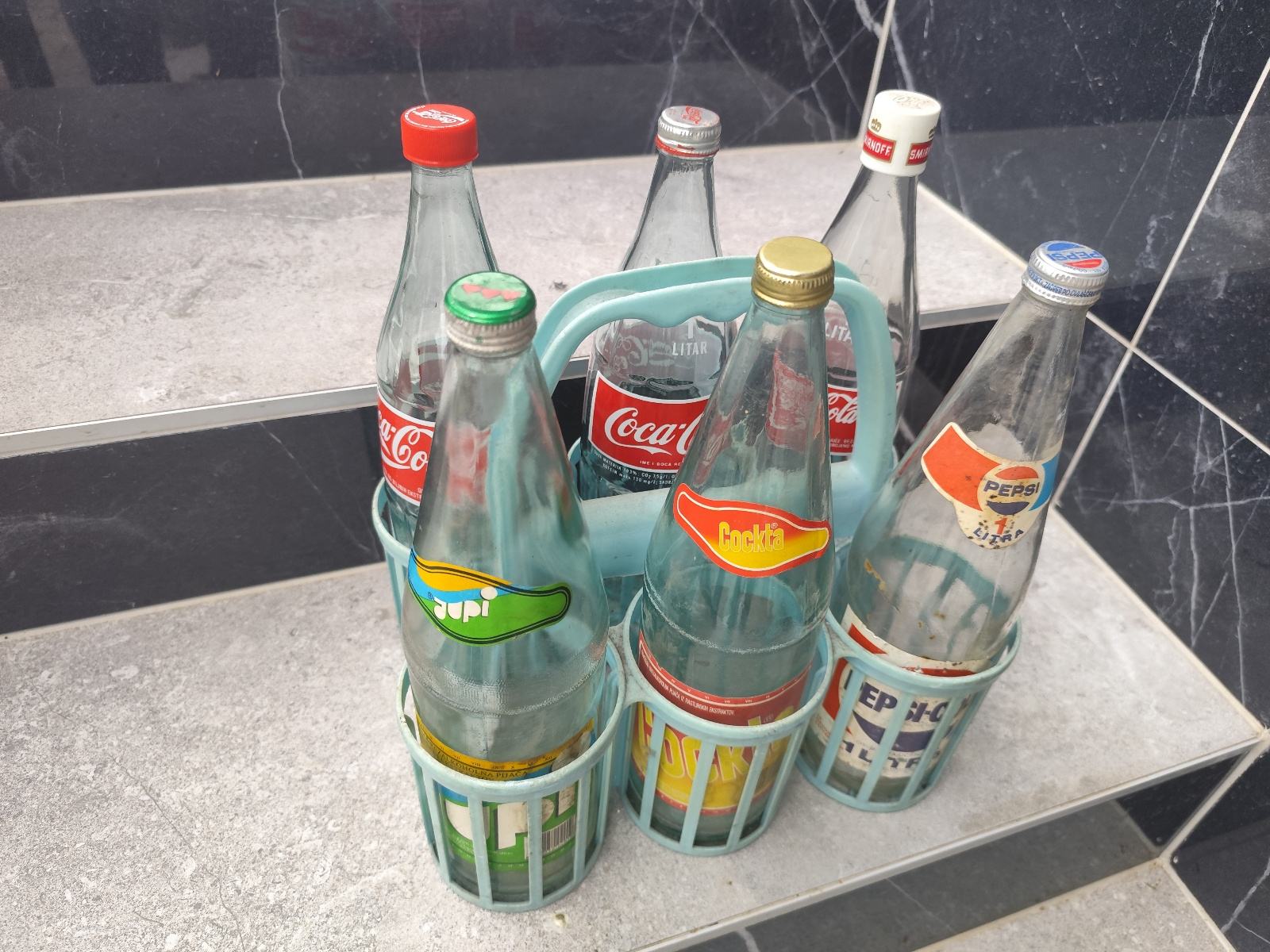 Stare boce - Coca Cola, Pepsi, Cockta, Jupi