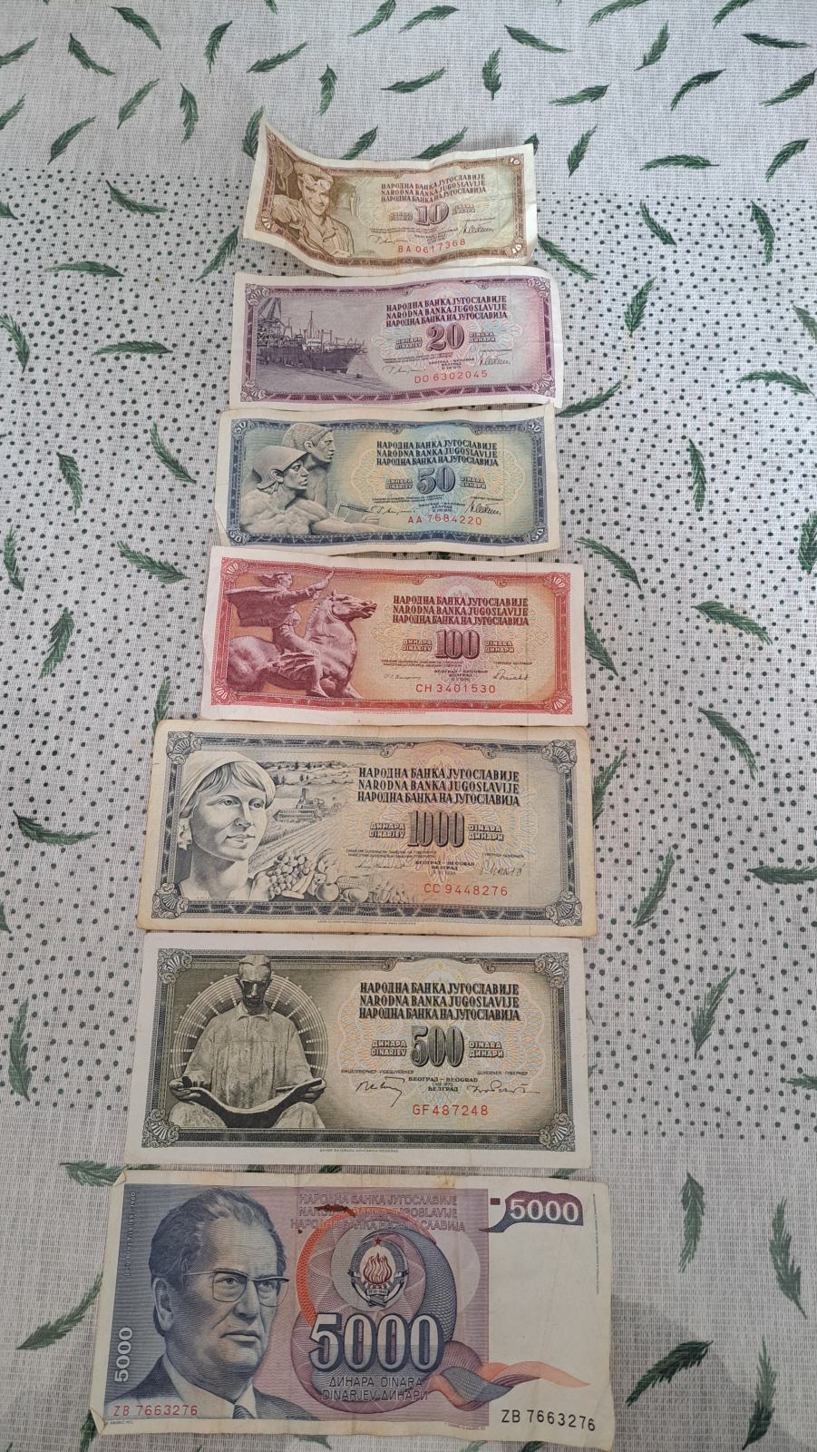 Stare novcanice i kovanice za vrijeme juge