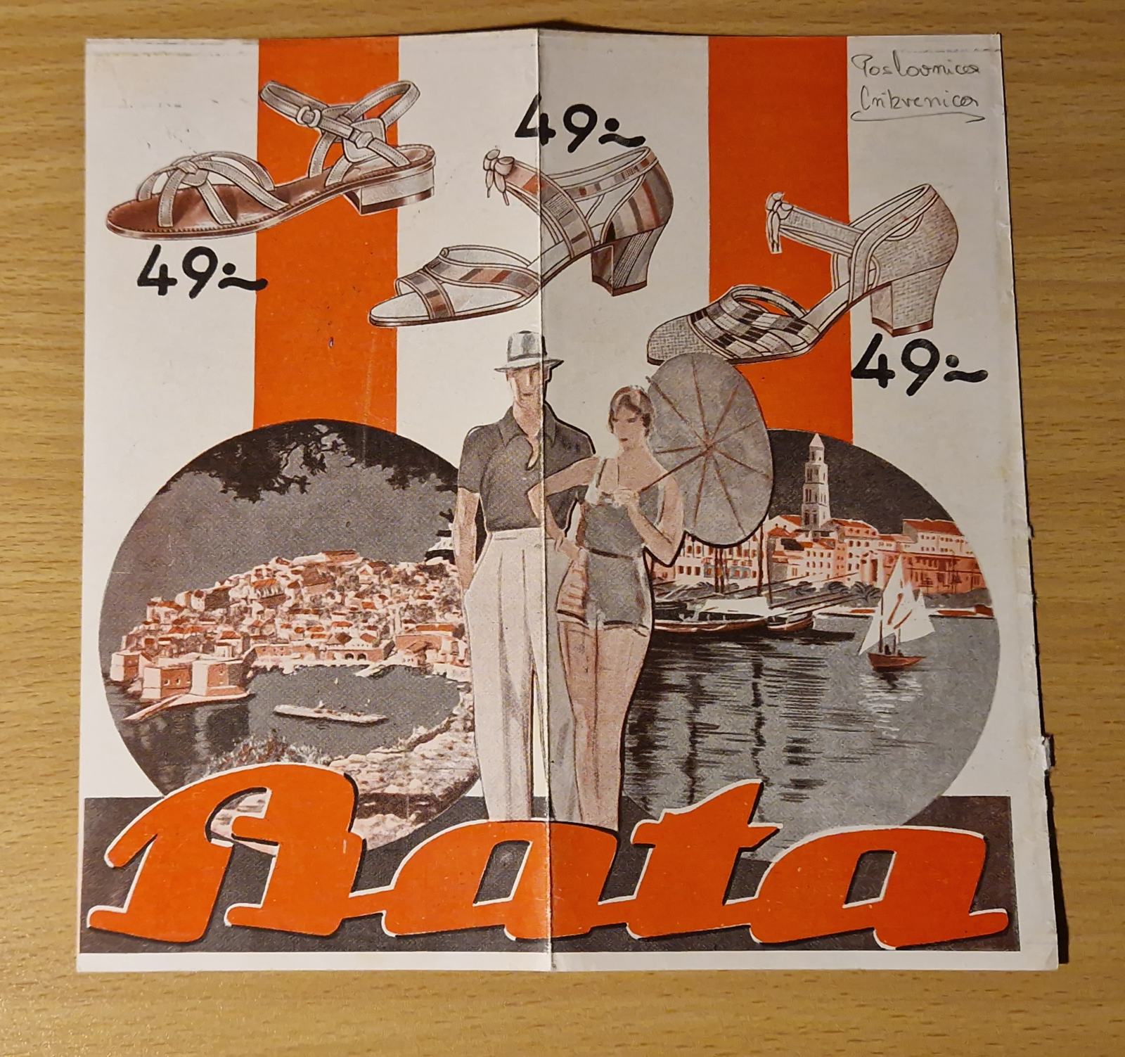 Stari Bata prosoekt letak s mapom Poslovnica Crikvenica