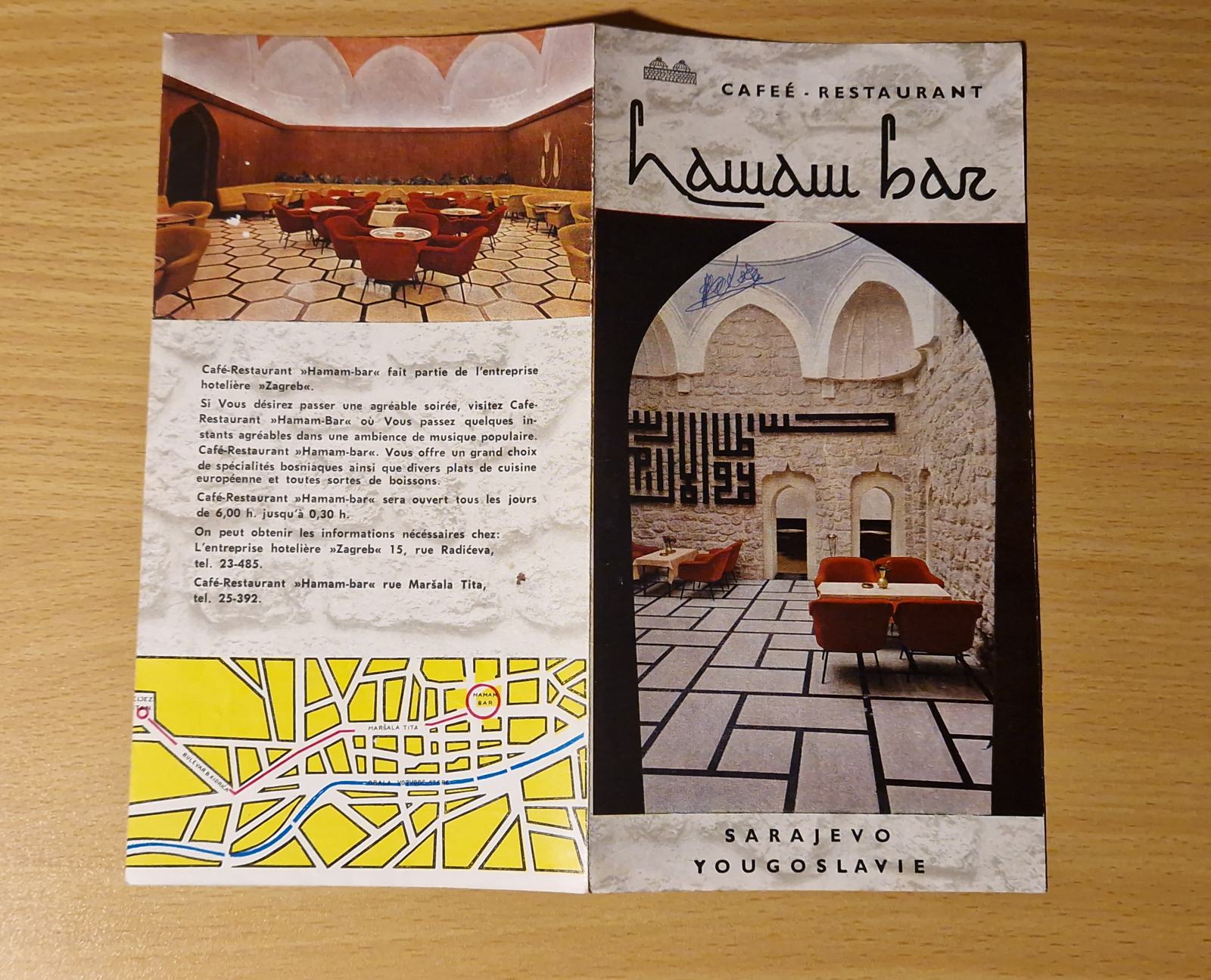 Stari ex Yu prospekt Sarajevo Hamam bar Bosna