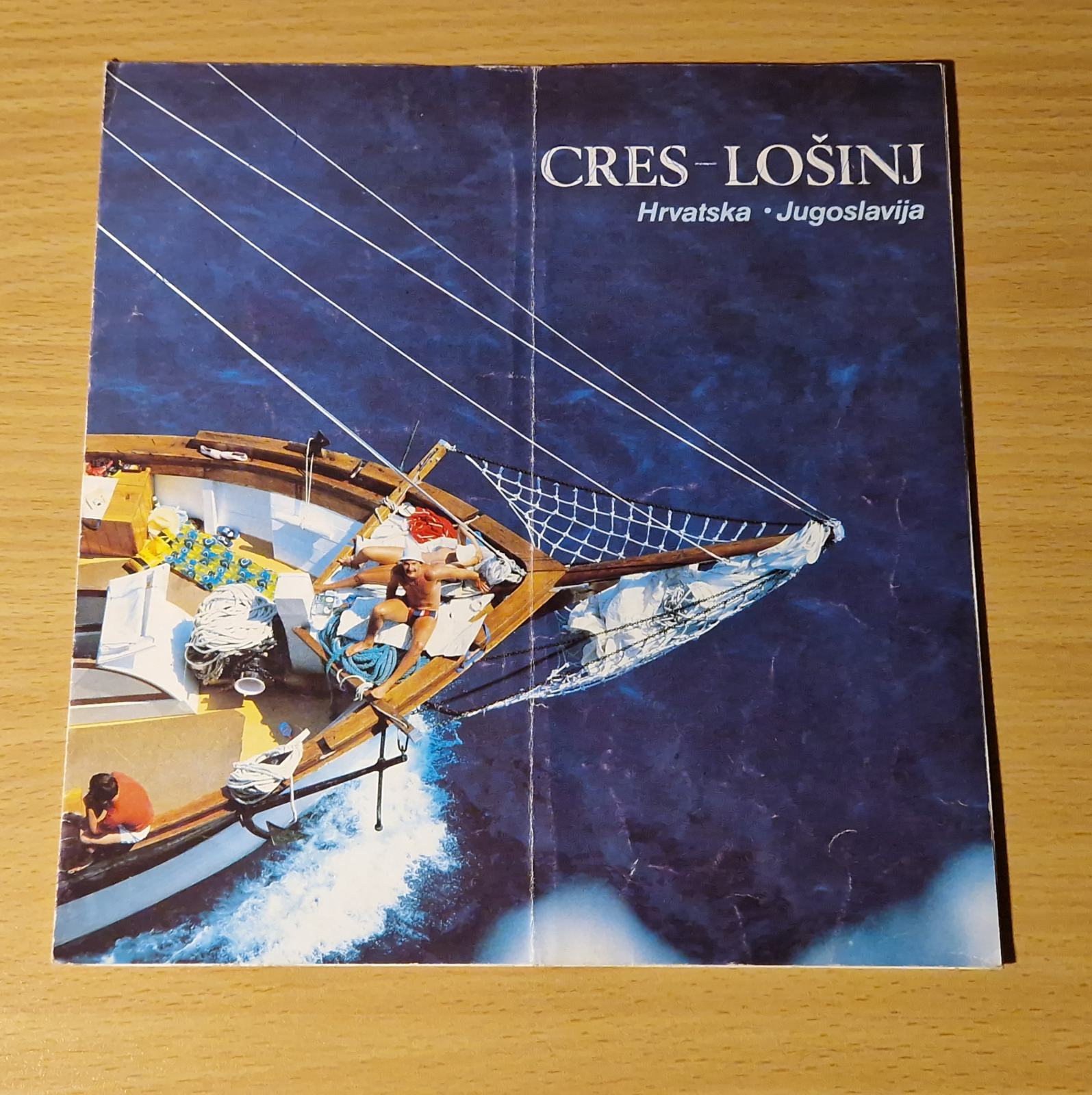 Stari ex Yu turist prospekt Cres - Lošinj + Mapa