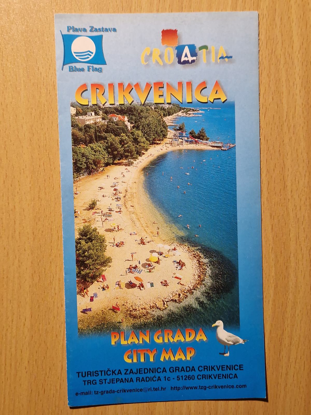 Stari plan grada Crikvenica Kvarner
