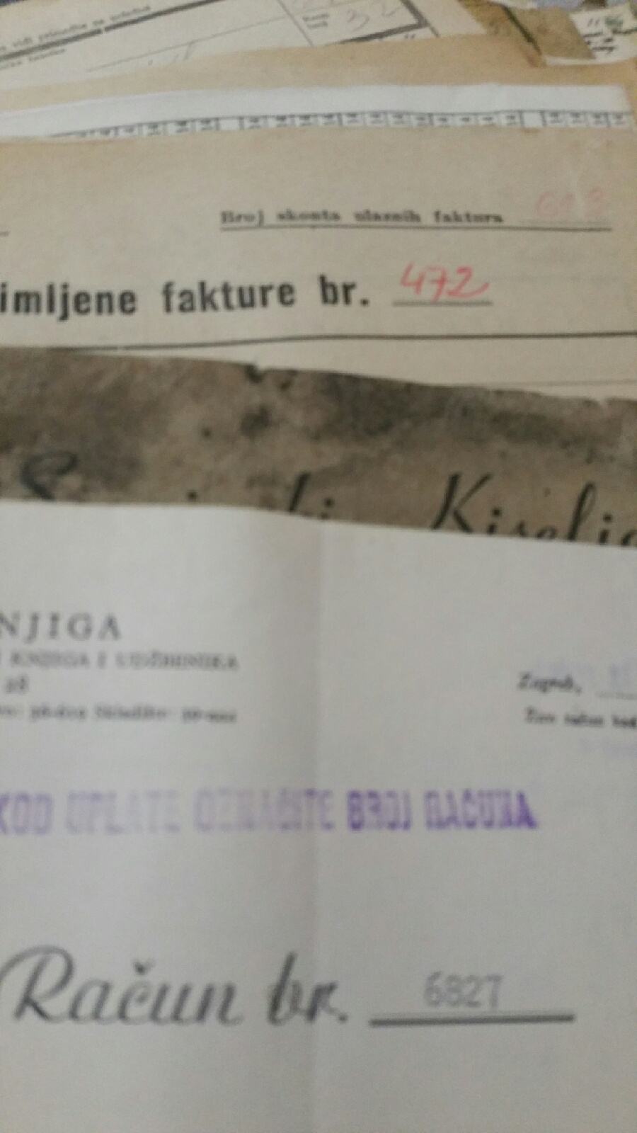 stari racun Zagreb 1955