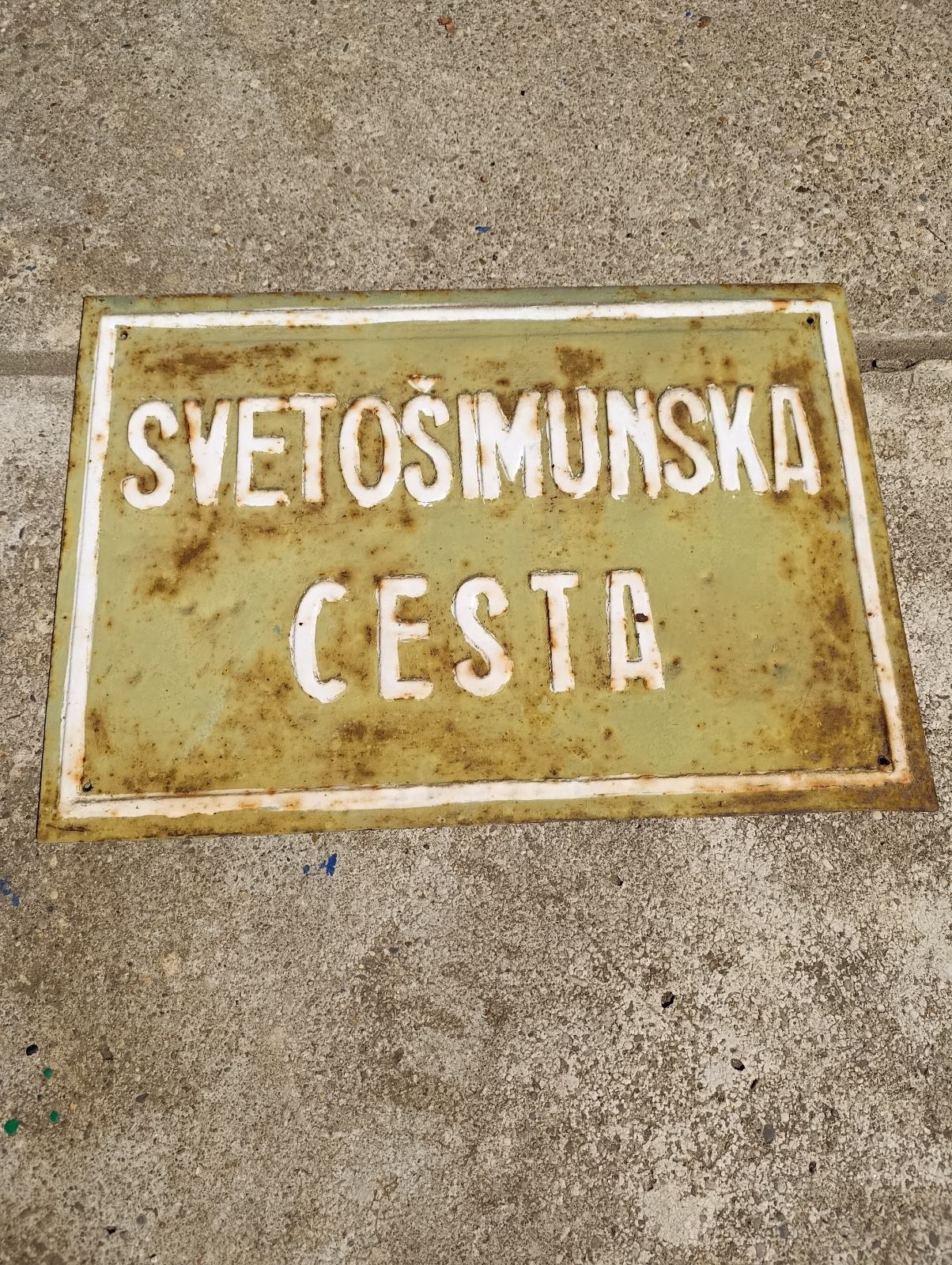 Tabla ulična vintage(retro)