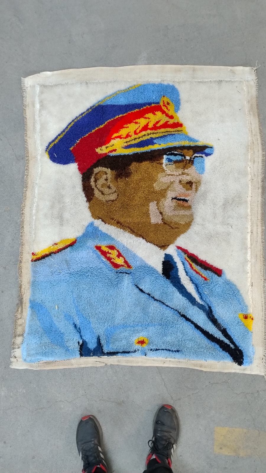 Tito, vintage velika tapiserija