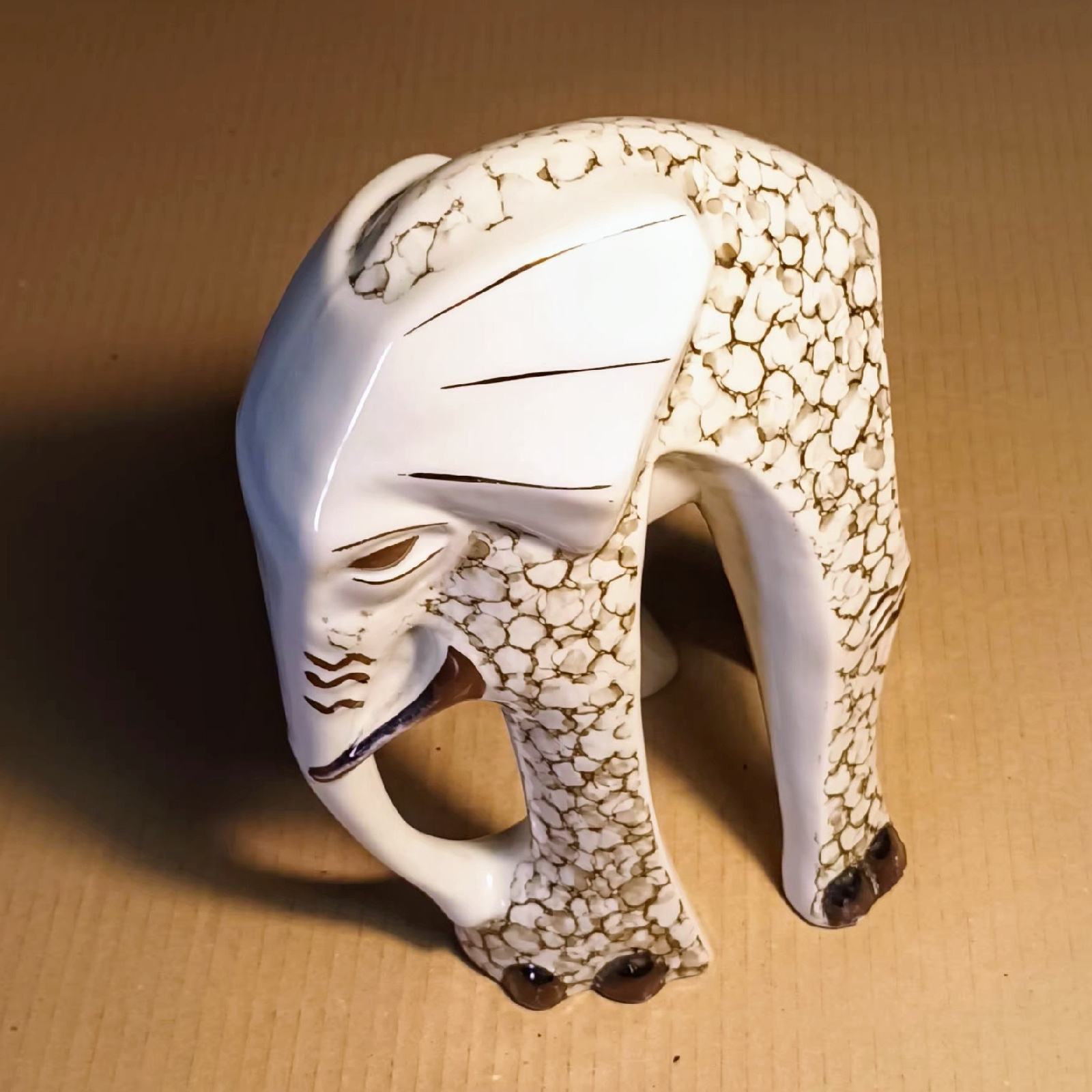 Vintage - figura Slon porculan - art deco
