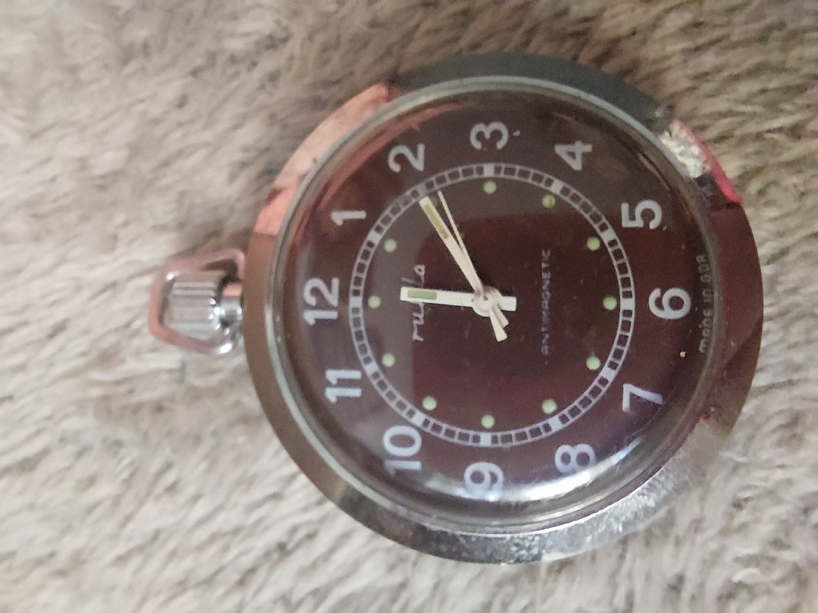 Vintage Ruhla pocket watch