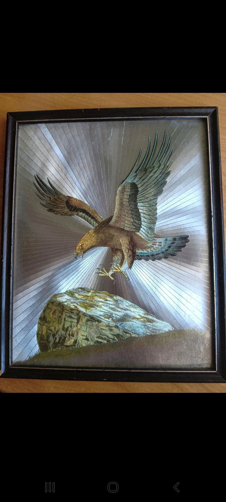 Vintage slika ( orao ) 27 × 22 cm