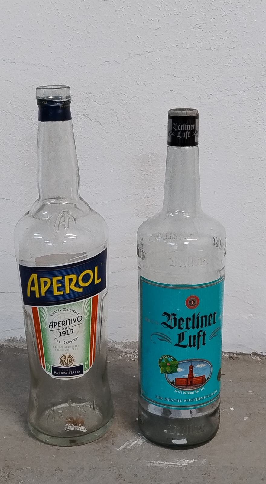 Vintage velike staklene boce za dekoraciju