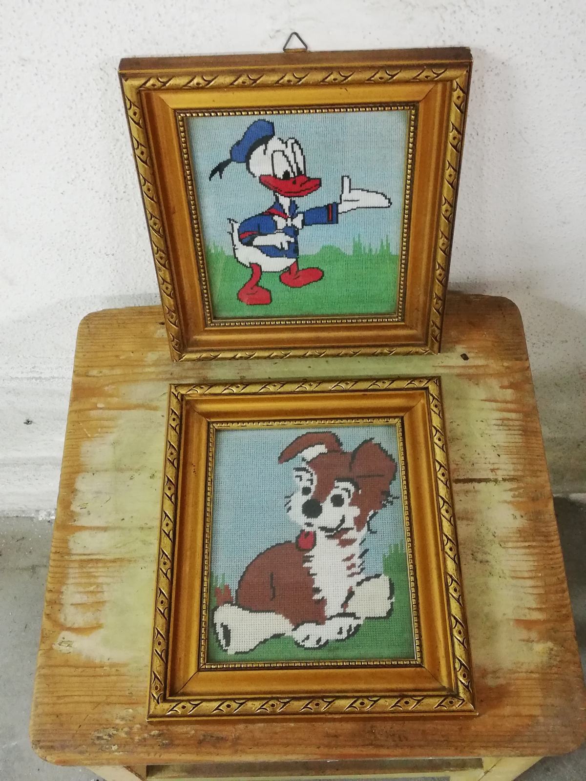 Vintage Walt Disney gobleni - 2 komada