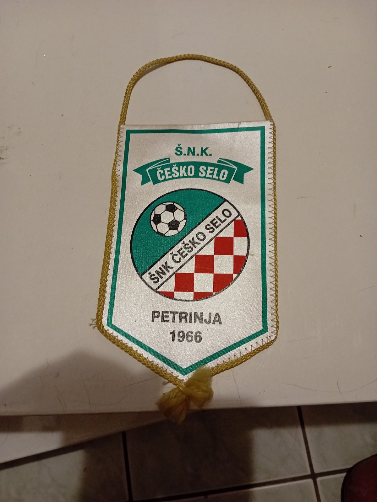 zastavica češko selo petrinja 1966