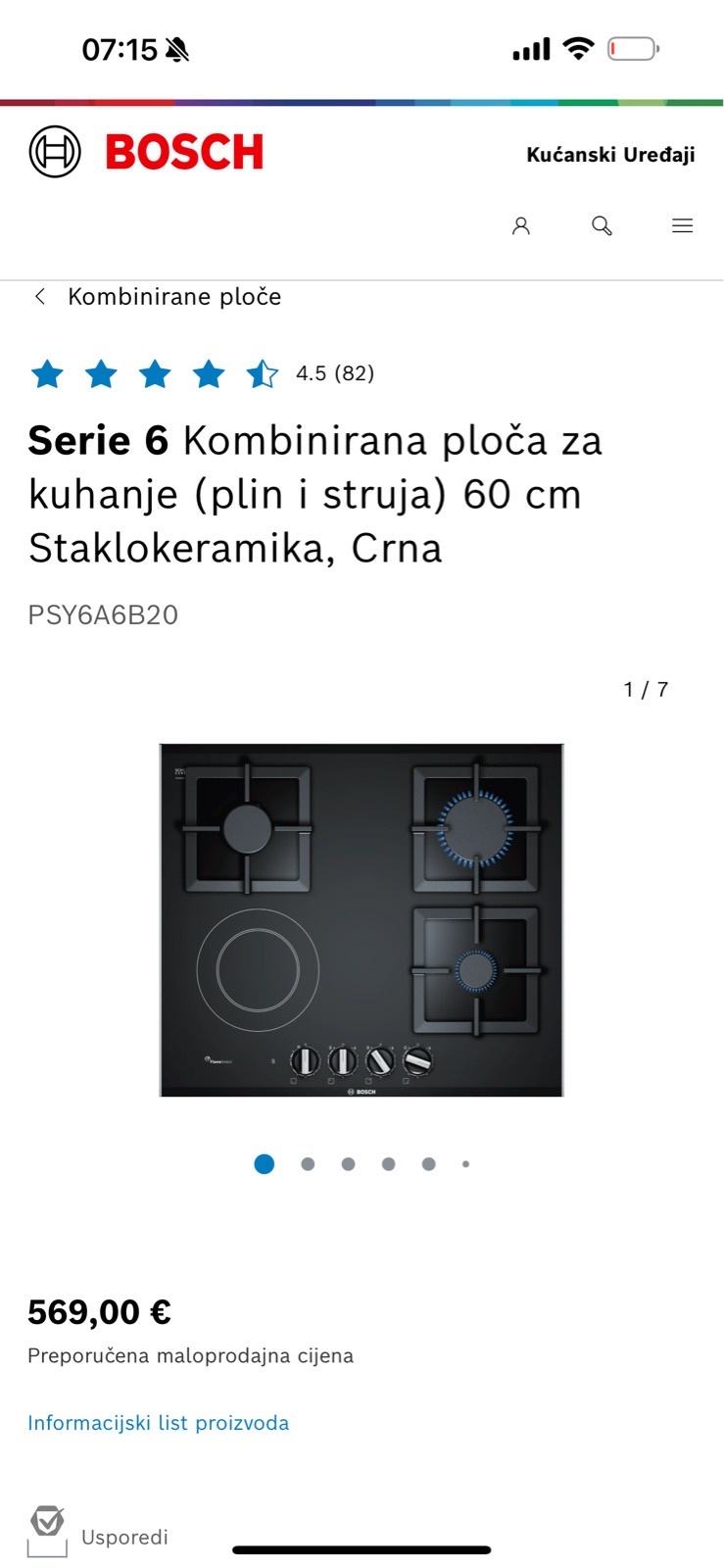 Bosch kombinirana ploča