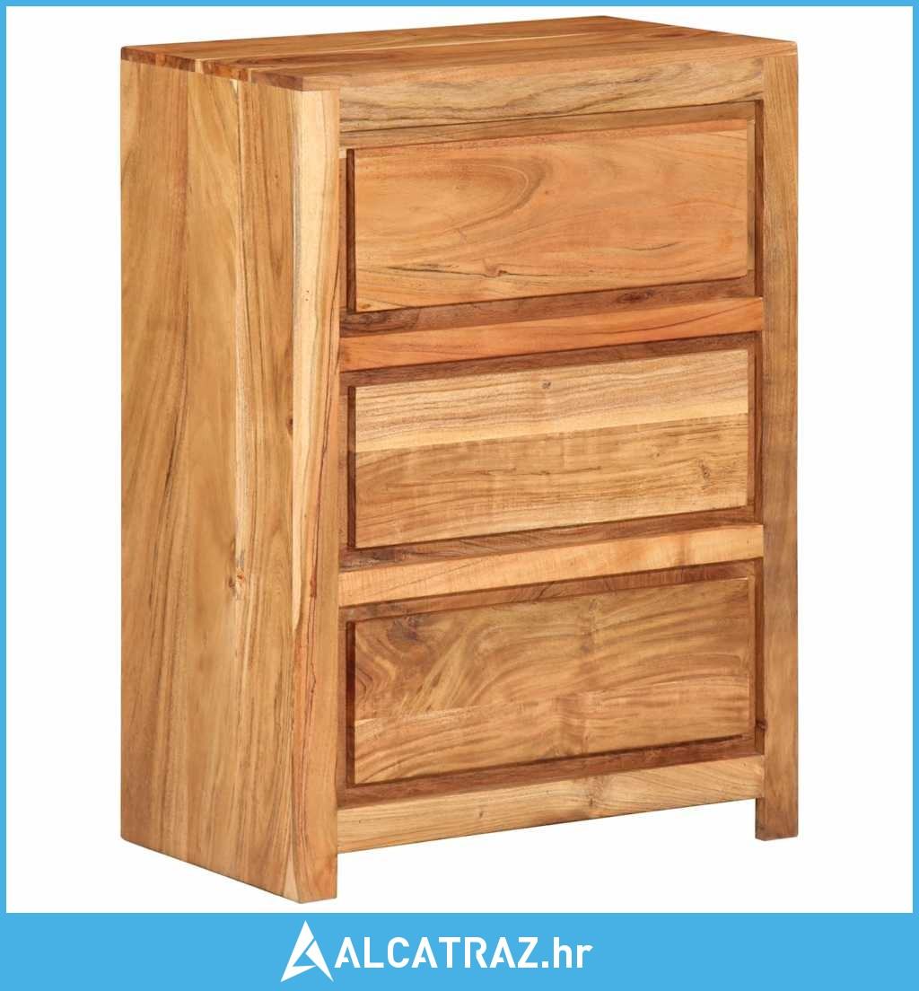 Ladičar 55 x 33 x 75 cm od masivnog bagremovog drva - NOVO