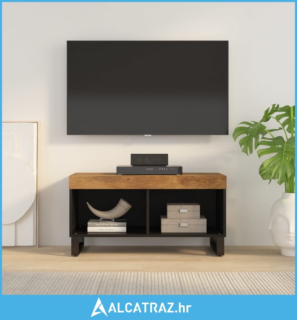 TV ormarić 85 x 33 x 43,5 cm od masivnog drva manga - NOVO